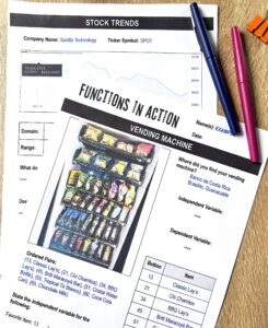 Functions in Action: Real-World Math Project for Students - Algebra and ...